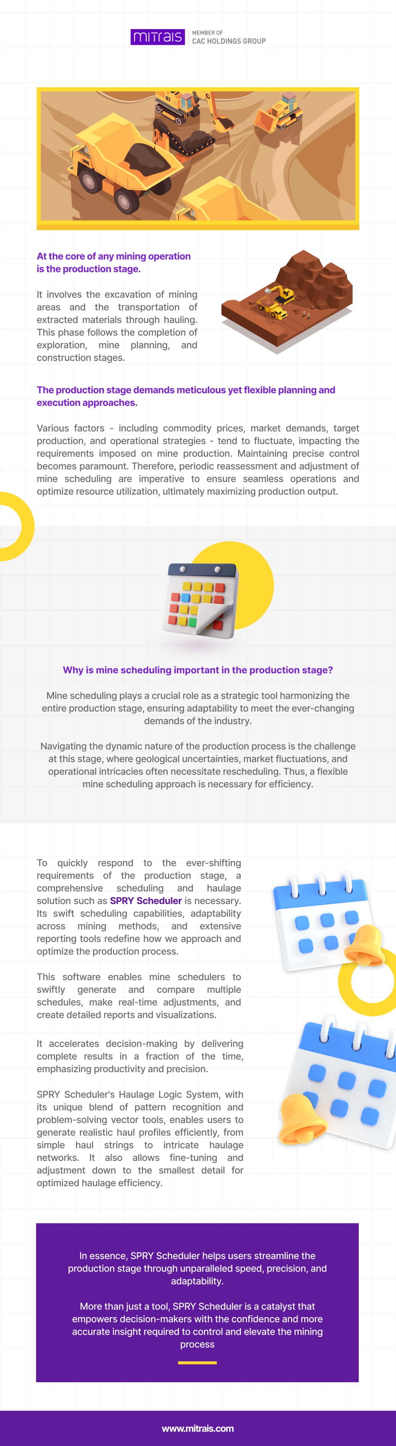 Streamlining Mining Production Through Strategic Scheduling | Mitrais